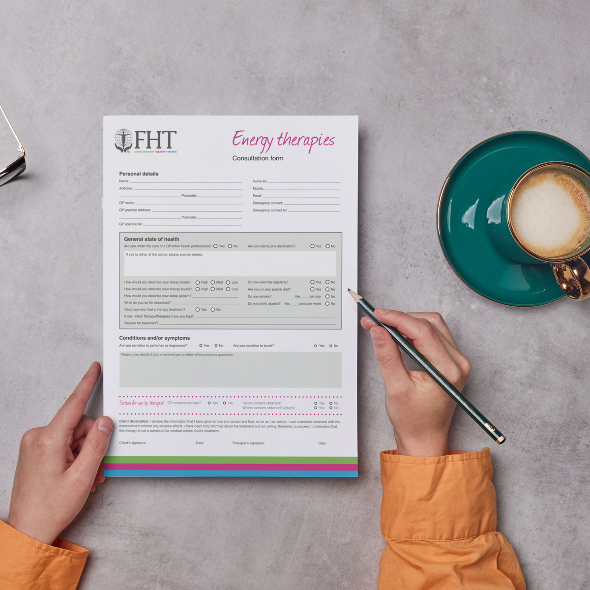 Energy therapies consultation forms – FHT Members' Shop